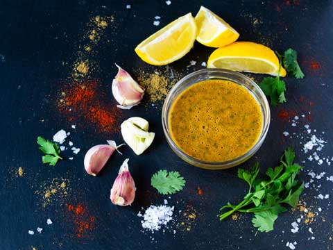 Marokkaanse marinade, daarbij begint je mond al te watertanden.